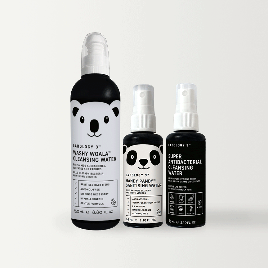 Mama & Baby Essential Hygiene Kit: Gentle Cleansing Waters
